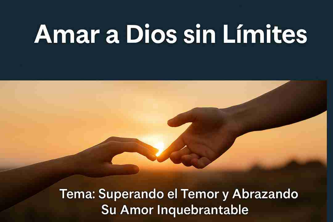 Amar a Dios sin límites | amar a Dios sobre todas las cosas