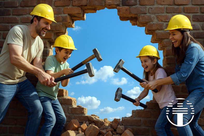 Derribando muros · Temas para predicar sobre la familia 2025